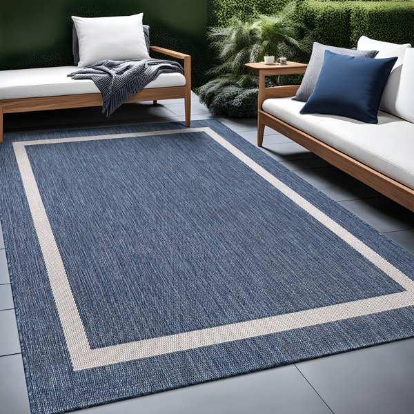 Wade Logan® Tapis intérieur / extérieur bleu Waikiki et Commentaires - Wayfair Canada